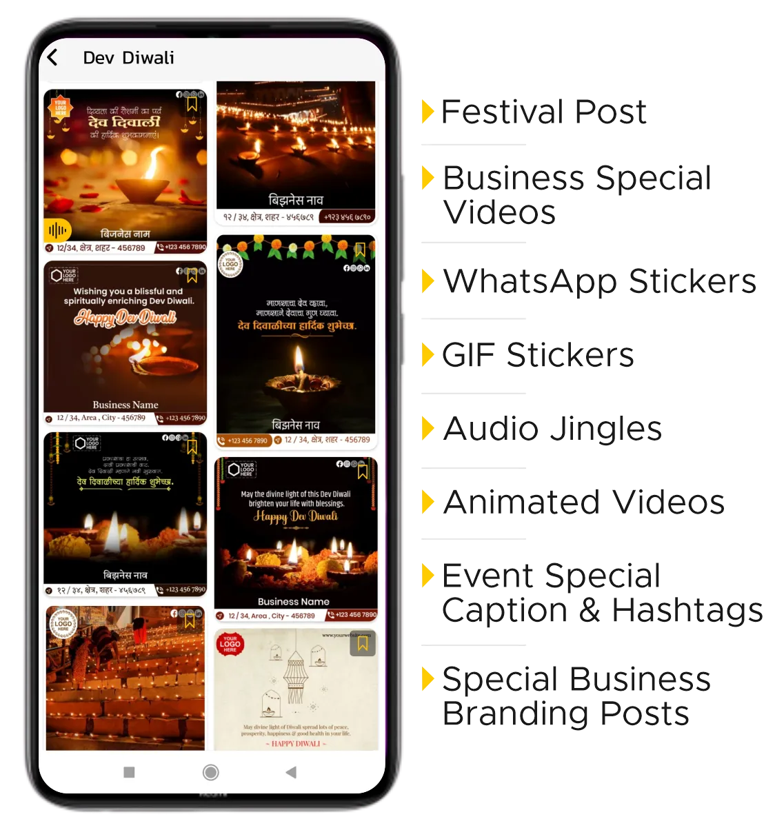 Create Dev Diwali posters & videos now